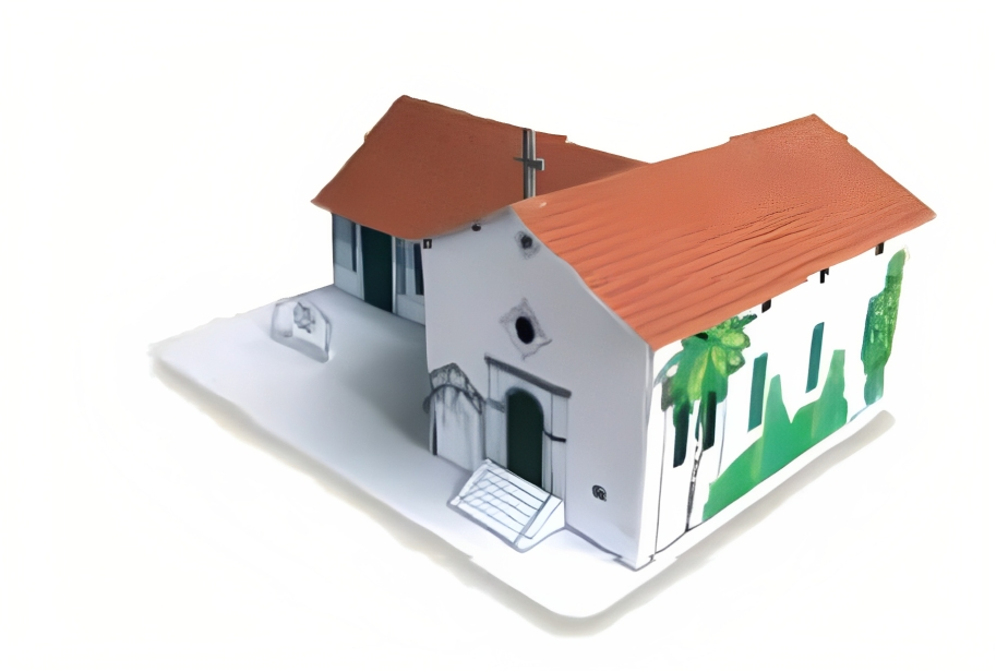 California Mission San Rafael Archangel - Paper Model Project Kit ...