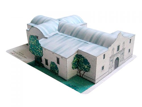 Alamo - San Antonio, TX - Paper Model Kit – Paper Models, Inc.