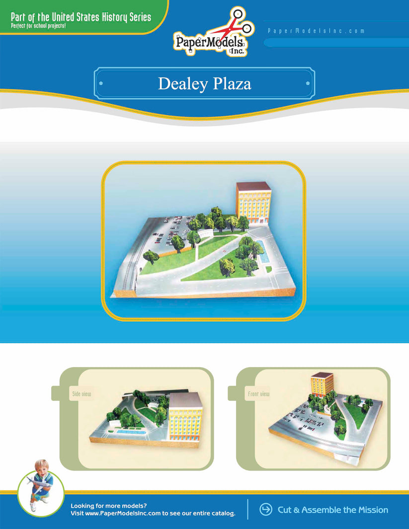 Dealy Plaza - Dallas, TX - President Kennedy Assassination - Paper Mod ...