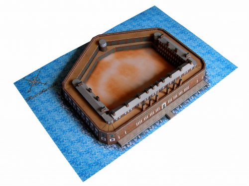 Fort Sumter - Charleston, South Carolina - Paper Model Project Kit ...