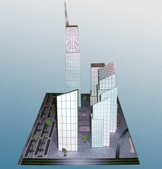 Freedom Tower - New York - Paper Model Project Kit – Paper Models, Inc.