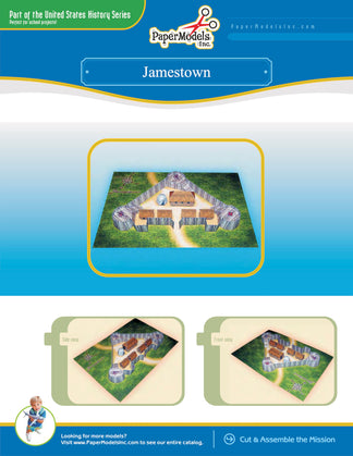 Jamestown Settlement - Paper Model Project Kit – Paper Models, Inc.