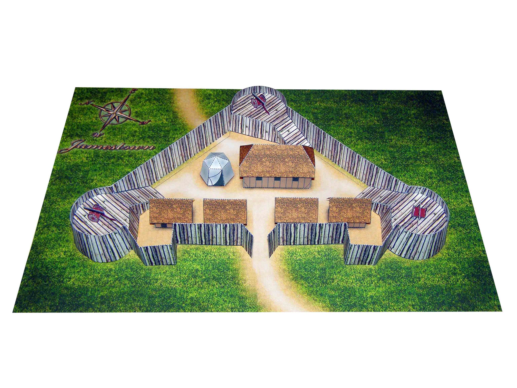 Jamestown Settlement - Paper Model Project Kit – Paper Models, Inc.