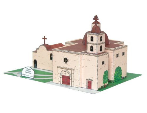 California Mission San Juan Capistrano - Paper Model Project Kit ...