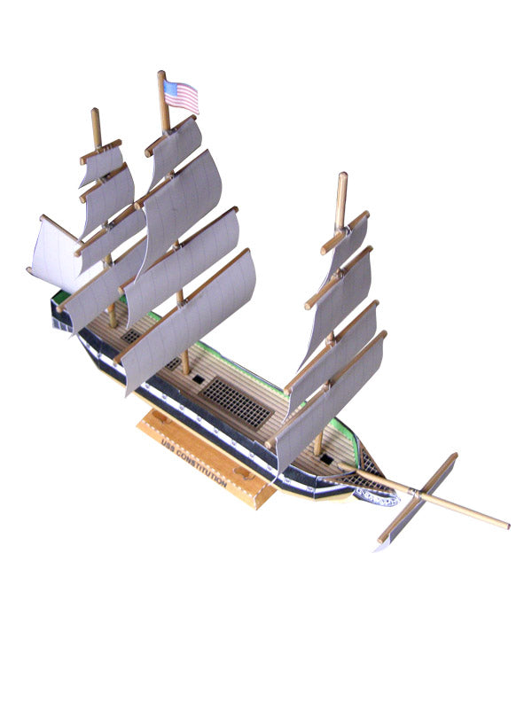 USS Constitution (Old Ironside) - Boston - Paper Model Project Kit ...