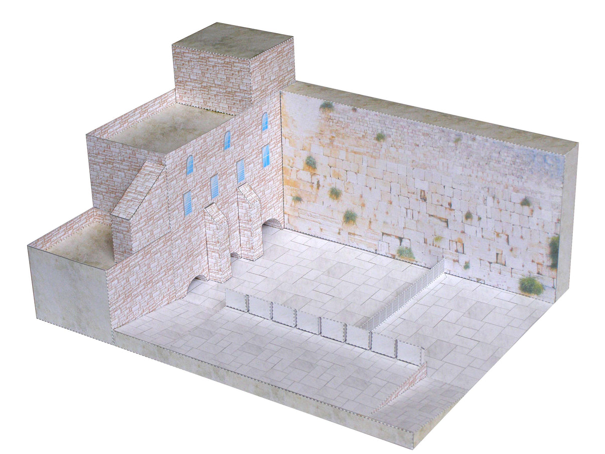 Western Wall - The Kotel - Jerusalem - Paper Model Project Kit – Paper ...