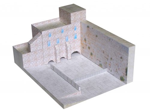 Western Wall - The Kotel - Jerusalem - Paper Model Project Kit – Paper ...