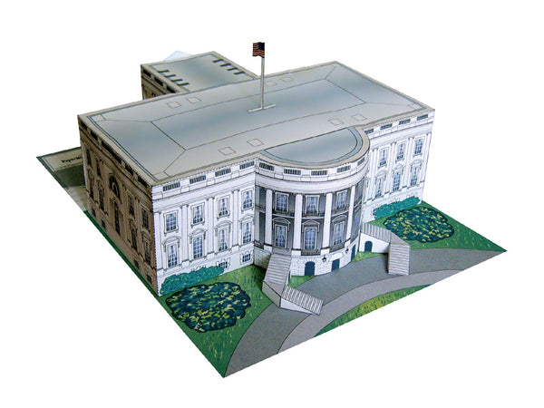 White House, Washington - Paper Model Project Kit – Paper Models, Inc.