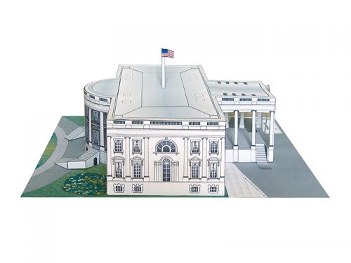 White House, Washington - Paper Model Project Kit – Paper Models, Inc.