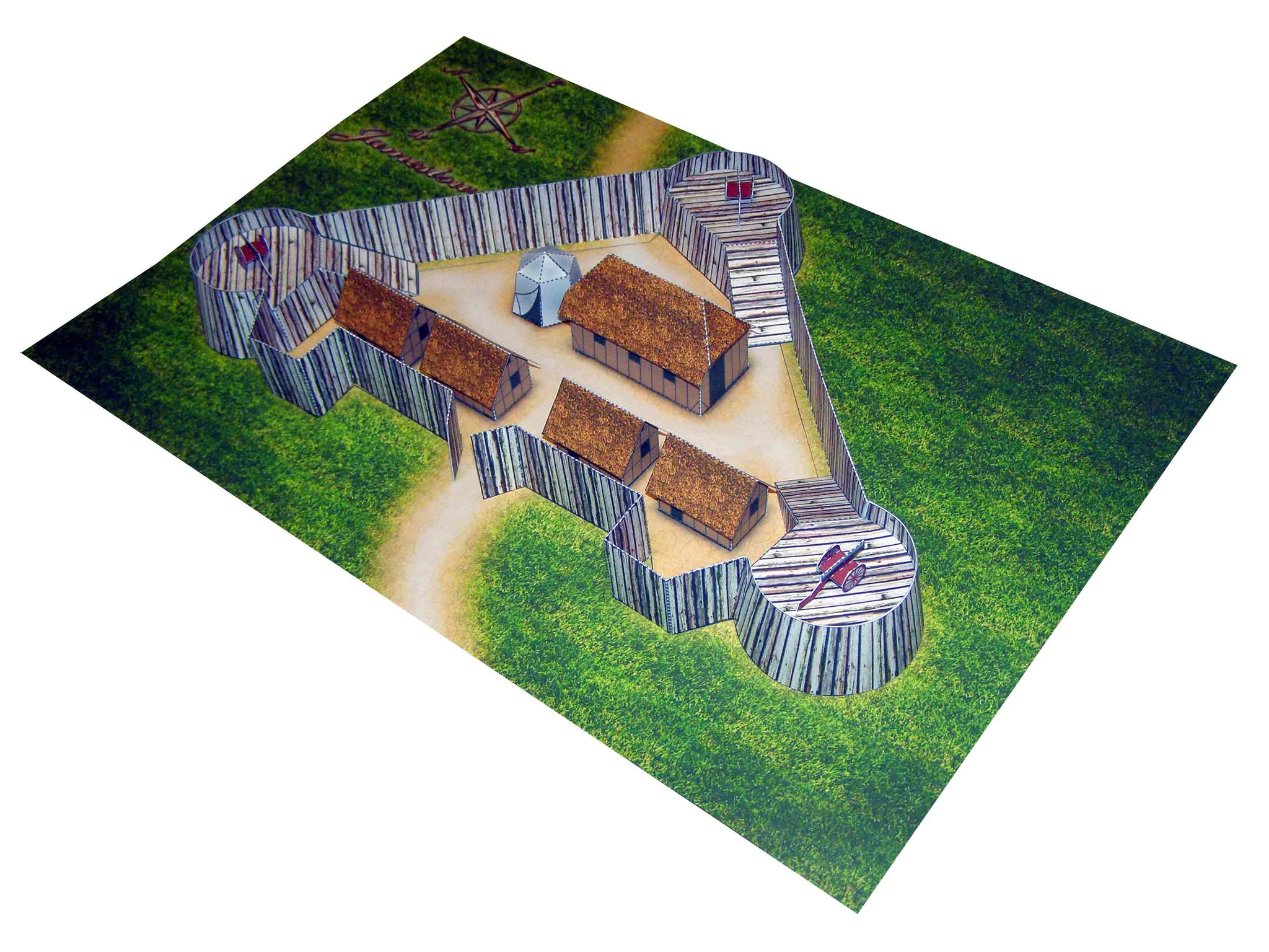 Jamestown Settlement - Paper Model Project Kit – Paper Models, Inc.