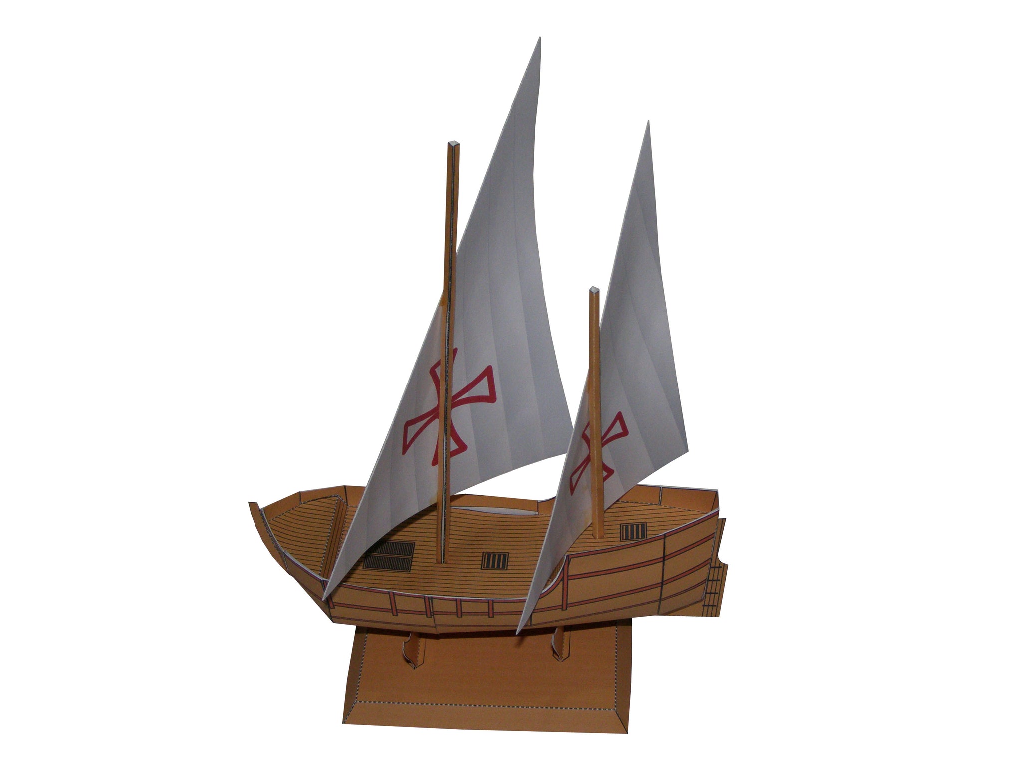 Christopher Columbus, Nina Pinta, Santa Maria - Paper Model Project Ki ...