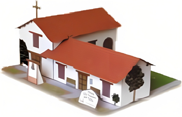 California Mission San Francisco de Solano - Paper Model Project Kit ...