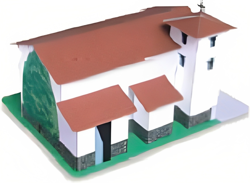 California Mission San Jose - Paper Model Project Kit – Paper Models, Inc.