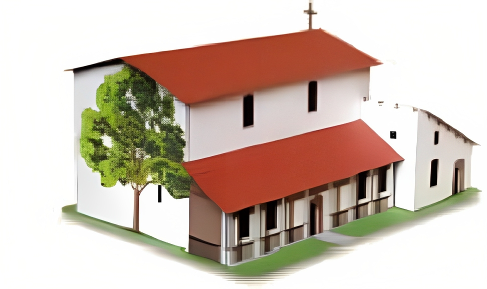 California Mission San Luis Obispo - Paper Model Project Kit – Paper ...