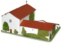 California Mission San Miguel - Paper Model Project Kit – Paper Models ...